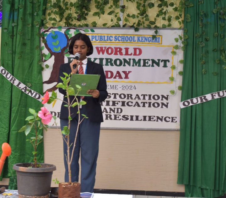Environment Day celebration at school – BGS Public School